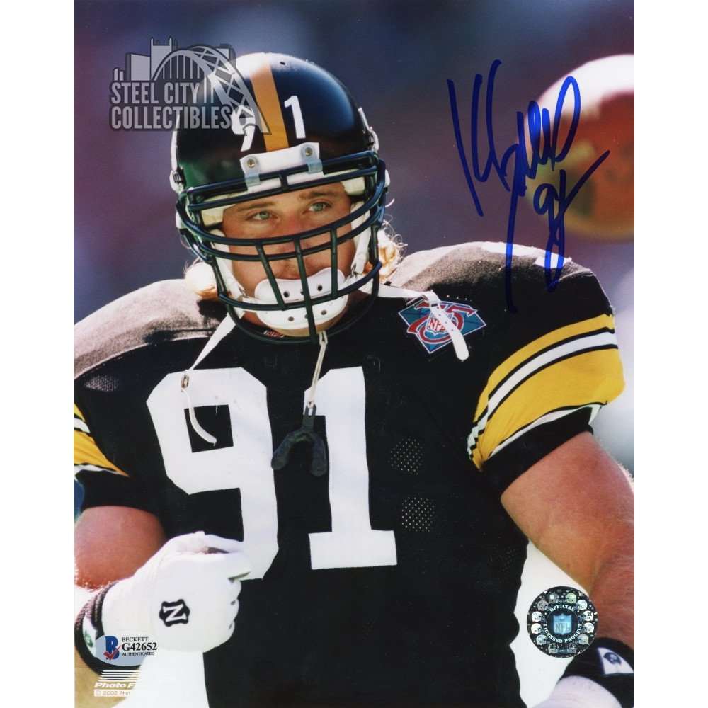 Kevin Greene Autographed Pittsburgh Steelers 8x10 Photo - BAS COA (D ...