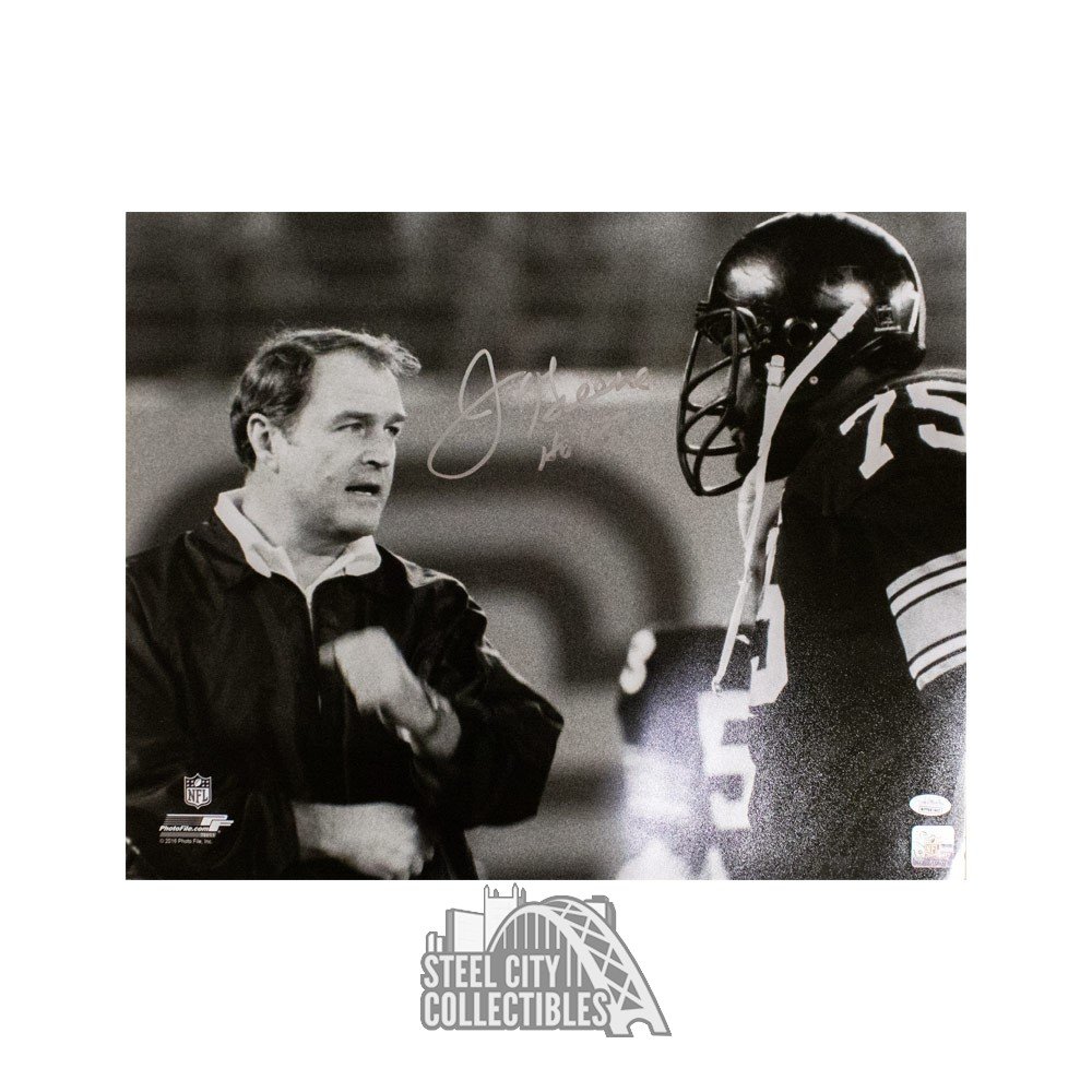 Joe Greene HOF 87 Autographed Pittsburgh Steelers 16x20 Photo - JSA COA ...