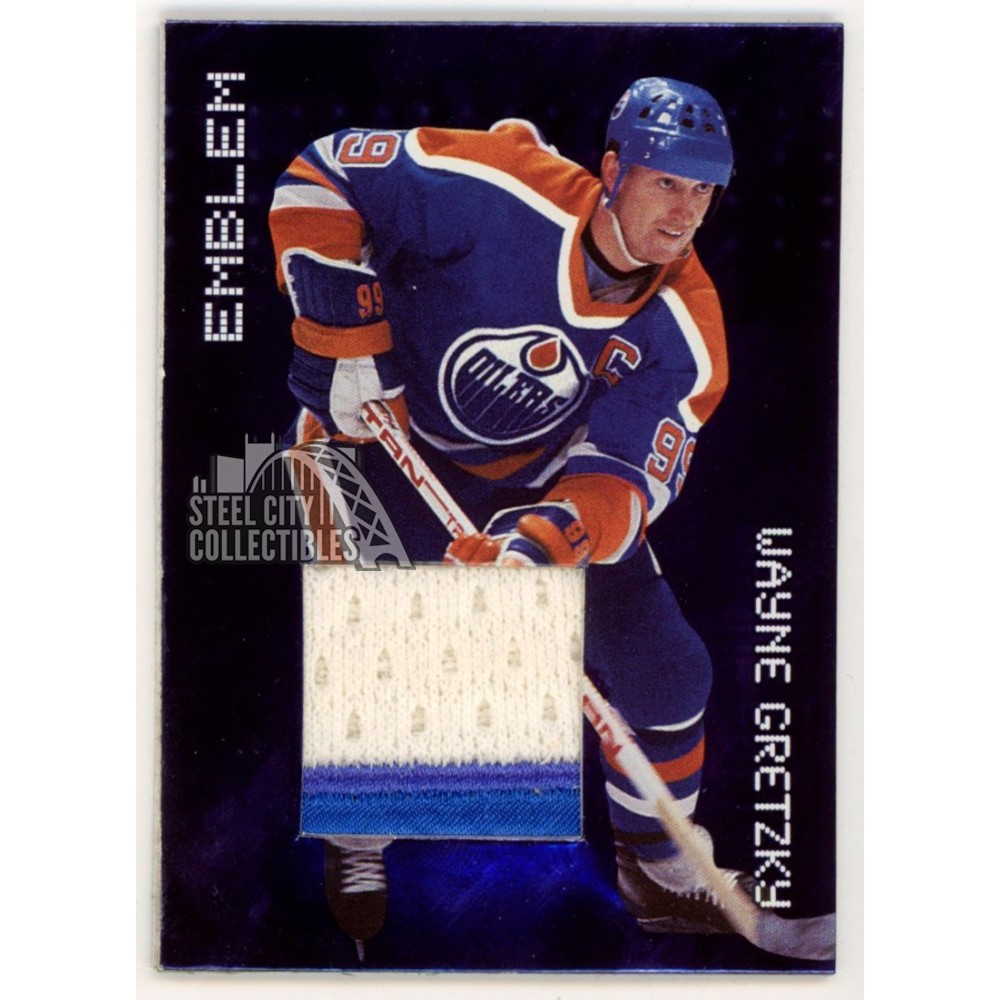 Wayne Gretzky 1999 ITG BAP Millennium Signature Series Emblem Game-Used ...