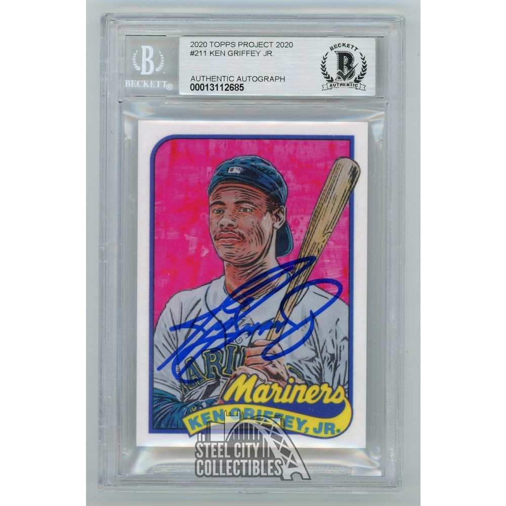 Ken Griffey Jr 2020 Topps Project 2020 Autographed Card #211 - BAS 10 ...