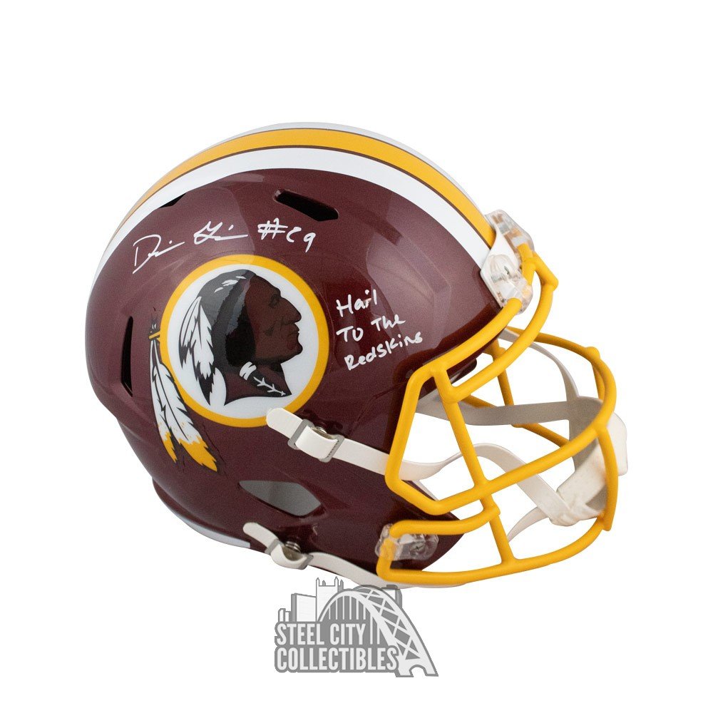 Derrius Guice Hail to the Redskins Autographed Redskins Full-Size ... Derrius Guice Hail to the Redskins Autographed Redskins Full-Size ...