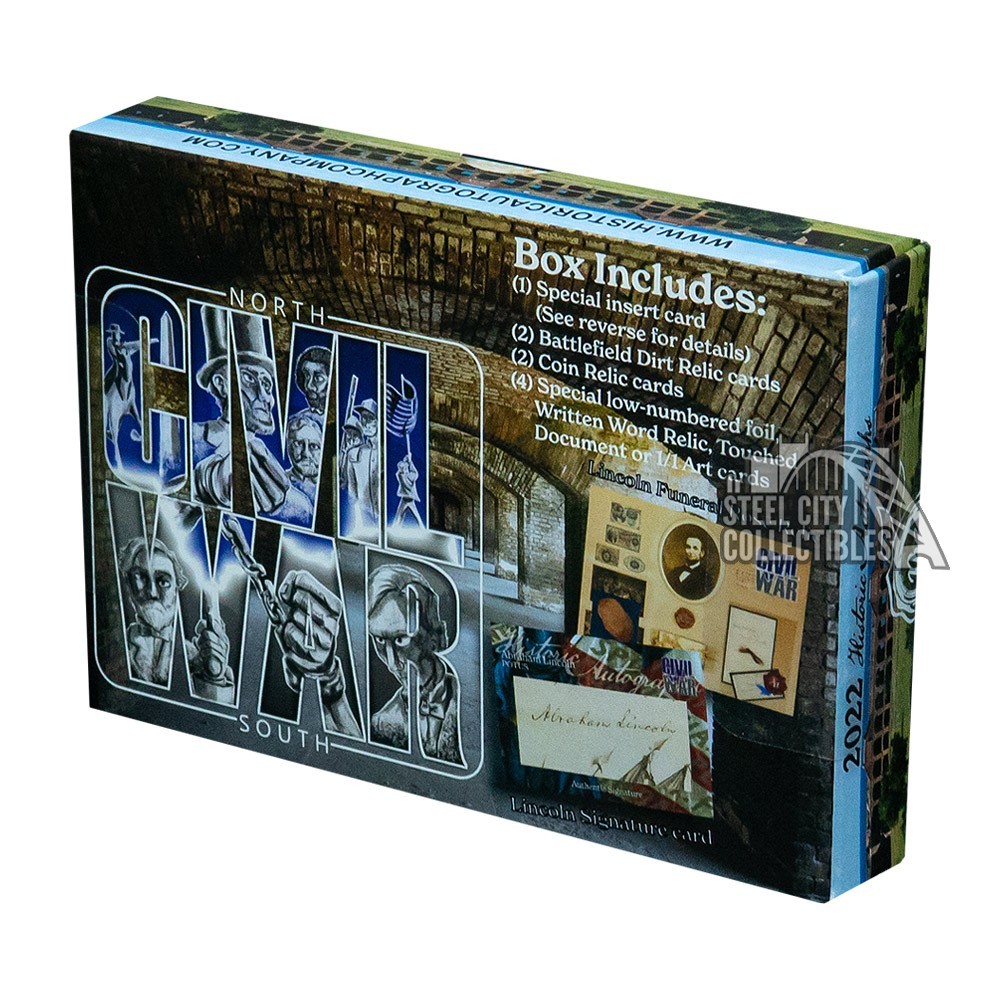 2023 Historic Autographs Civil War Edition Box | Steel City Collectibles