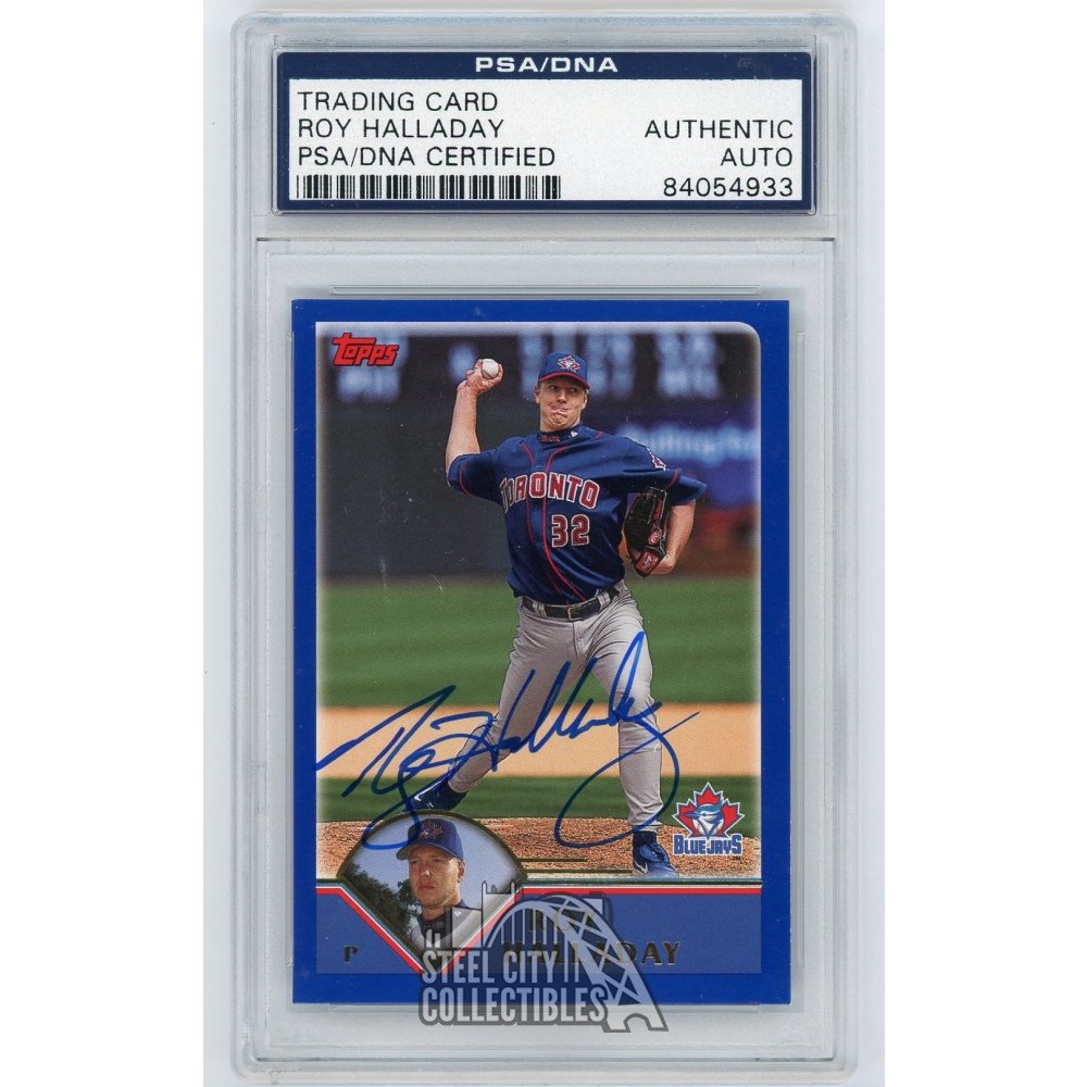 Roy Halladay 2002 Topps Autographed Auto Card - PSA/DNA | Steel City ...