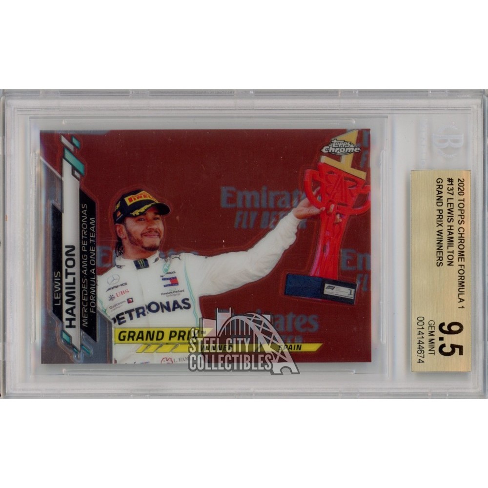 Lewis Hamilton 2020 Topps Chrome Formula 1 Card #137 BGS 9.5 Gem Mint ...