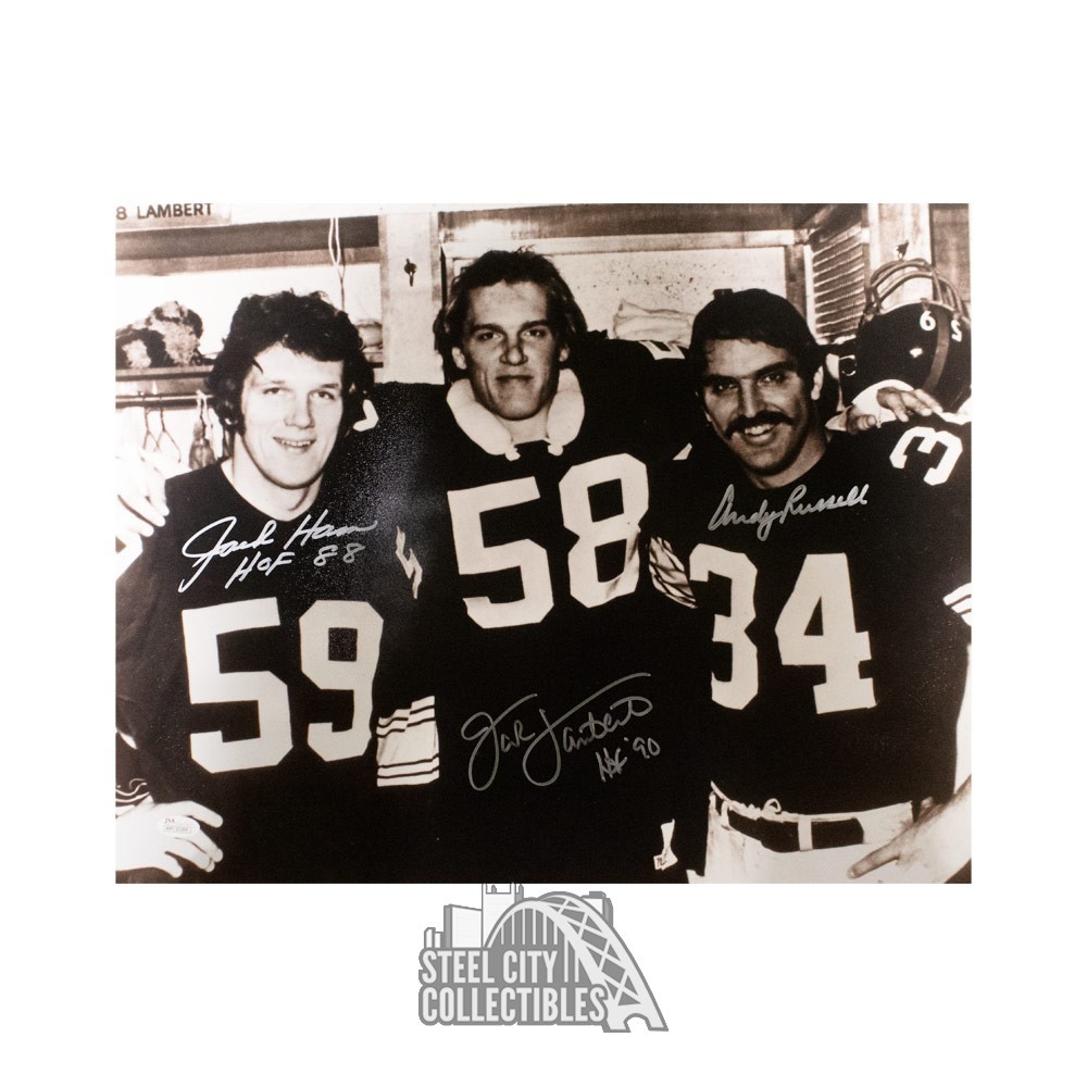 Steel Curtain Jack Ham HOF 88, Jack Lambert HOF 90, Andy Russell ...