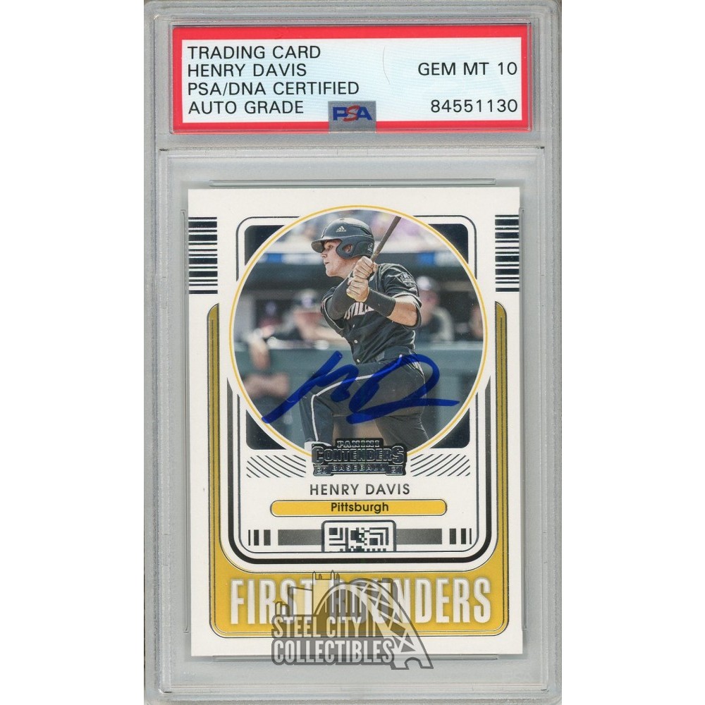 Henry Davis 2021 Panini Contenders First Rounders Autograph Card FR-HD ...