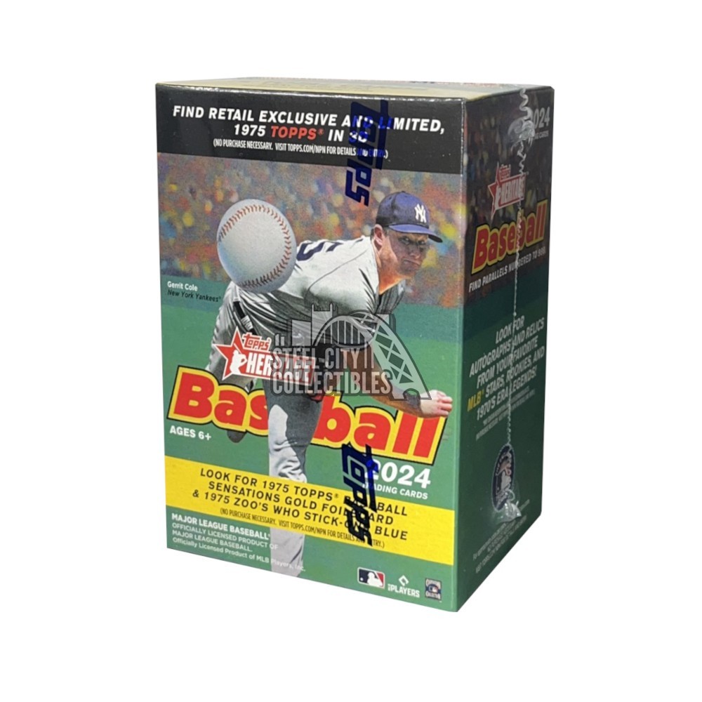 2024 Topps Heritage Baseball Blaster Box | Steel City Collectibles