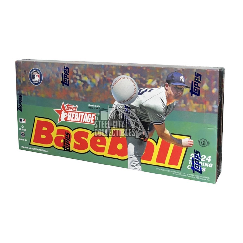 2024 Topps Heritage Baseball Hobby Box | Steel City Collectibles 2024 Topps Heritage Baseball Hobby Box | Steel City Collectibles