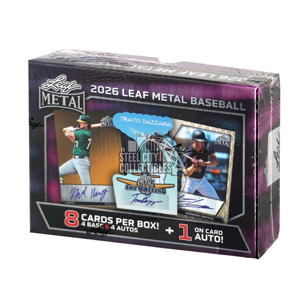 2026 Leaf Metal Baseball Hobby Box | Steel City Collectibles