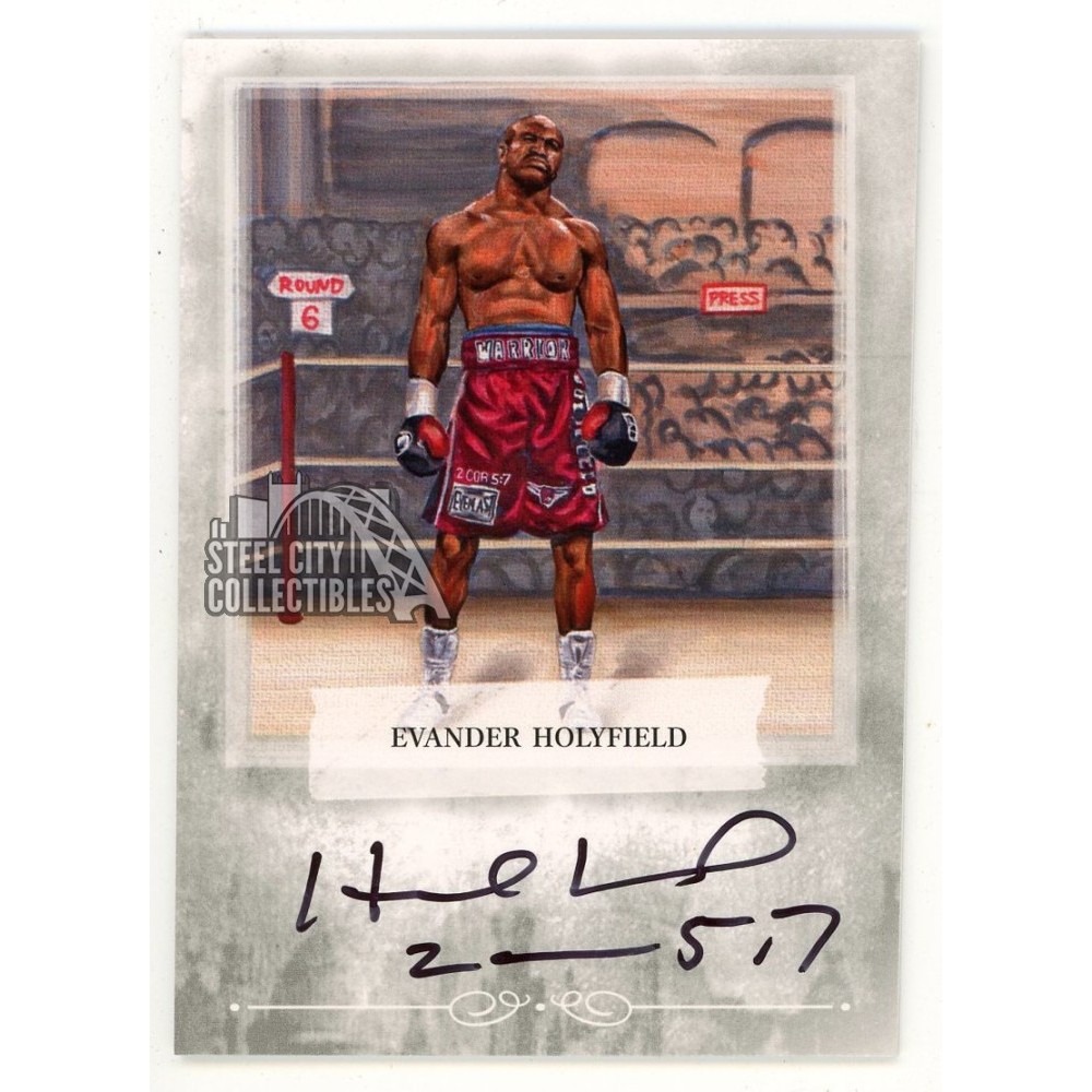 Evander Holyfield 2010 Sport Kings Boxing Autograph Card #A-EH2 | Steel ...