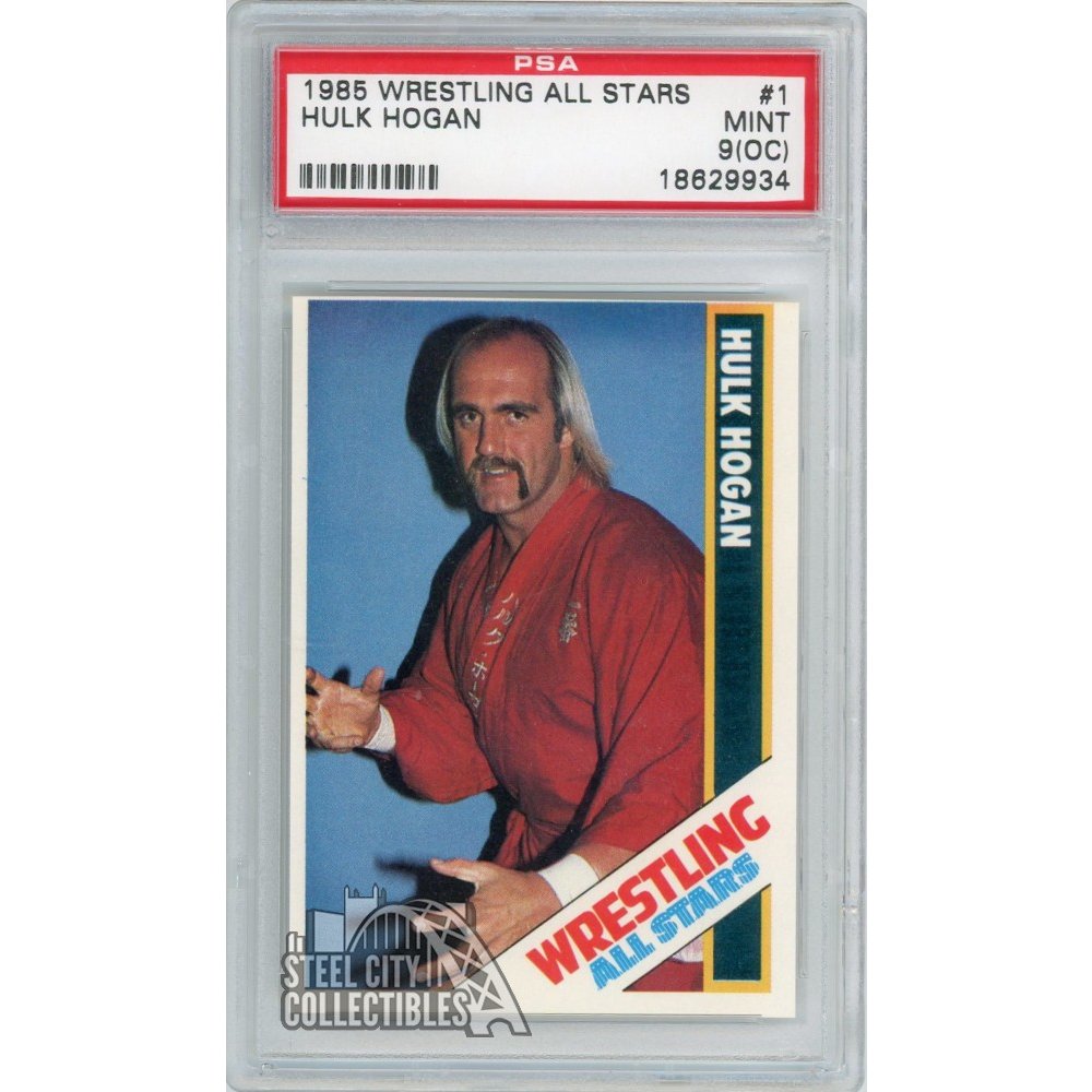 Hulk Hogan 1985 Wrestling All Stars Card PSA 9 (OC) Mint | Steel City ...