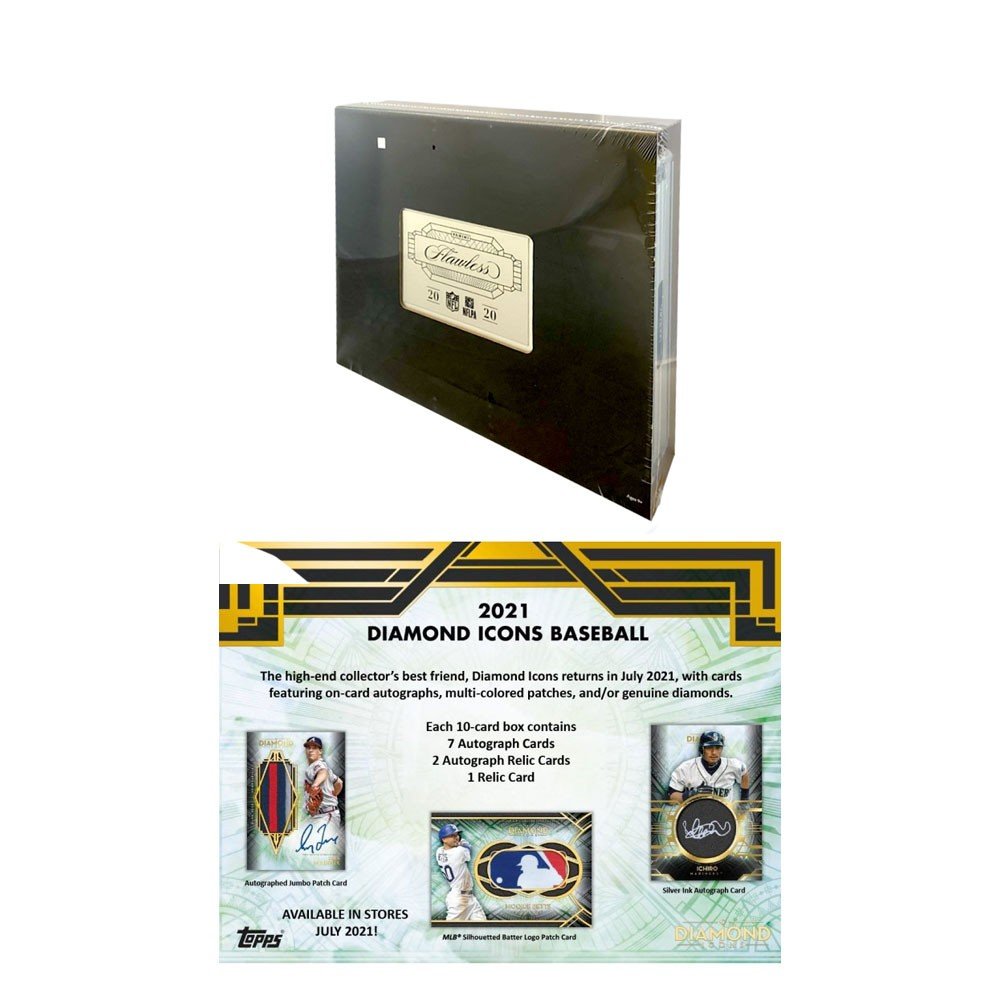 2021 Topps Diamond Icons Baseball & 2020 Panini Flawless Football Hobby ...