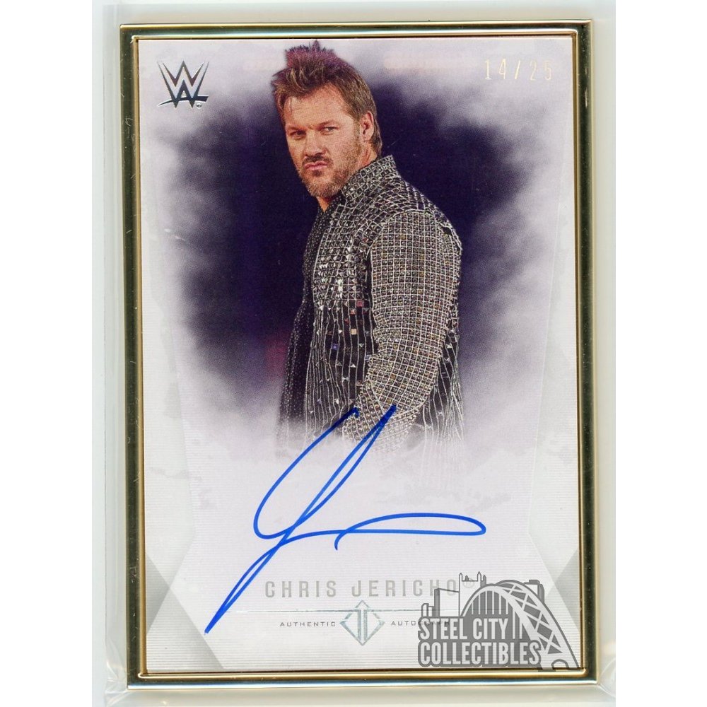 Chris Jericho 2019 Topps WWE Transcendent Collection Autograph 14/25 ...