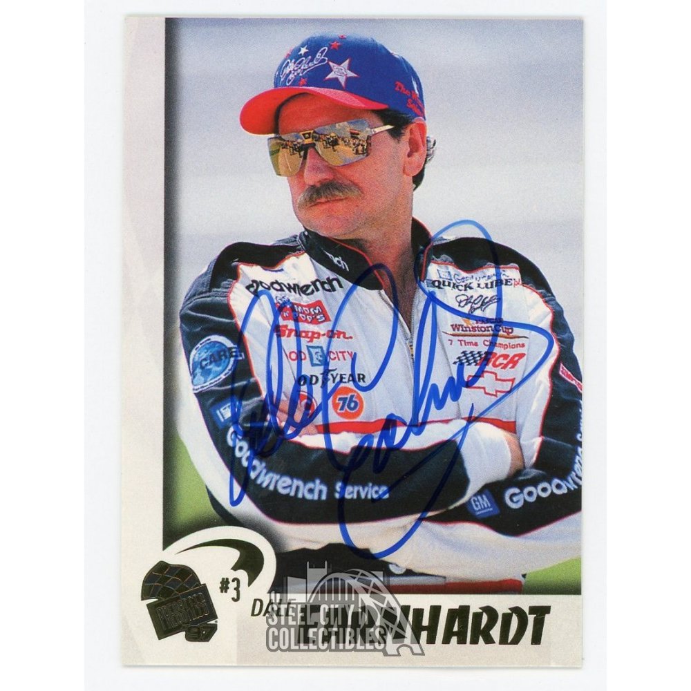 Dale Earnhardt 1997 Press Pass Certified Authentic Autographed Card ... Dale Earnhardt 1997 Press Pass Certified Authentic Autographed Card ...