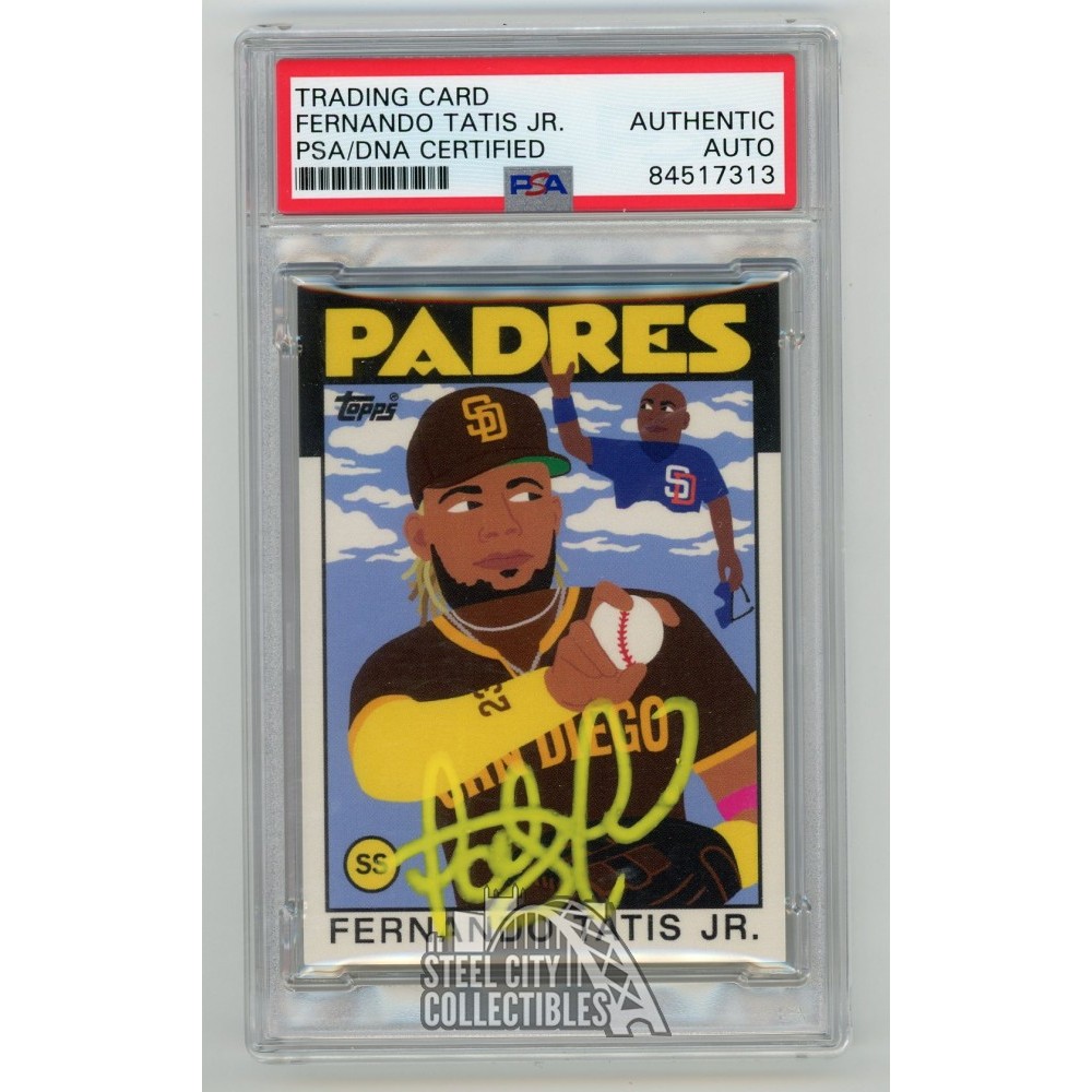 Fernando Tatis Jr 2021 Topps Project 70 Autographed Card #61 - PSA/DNA ...
