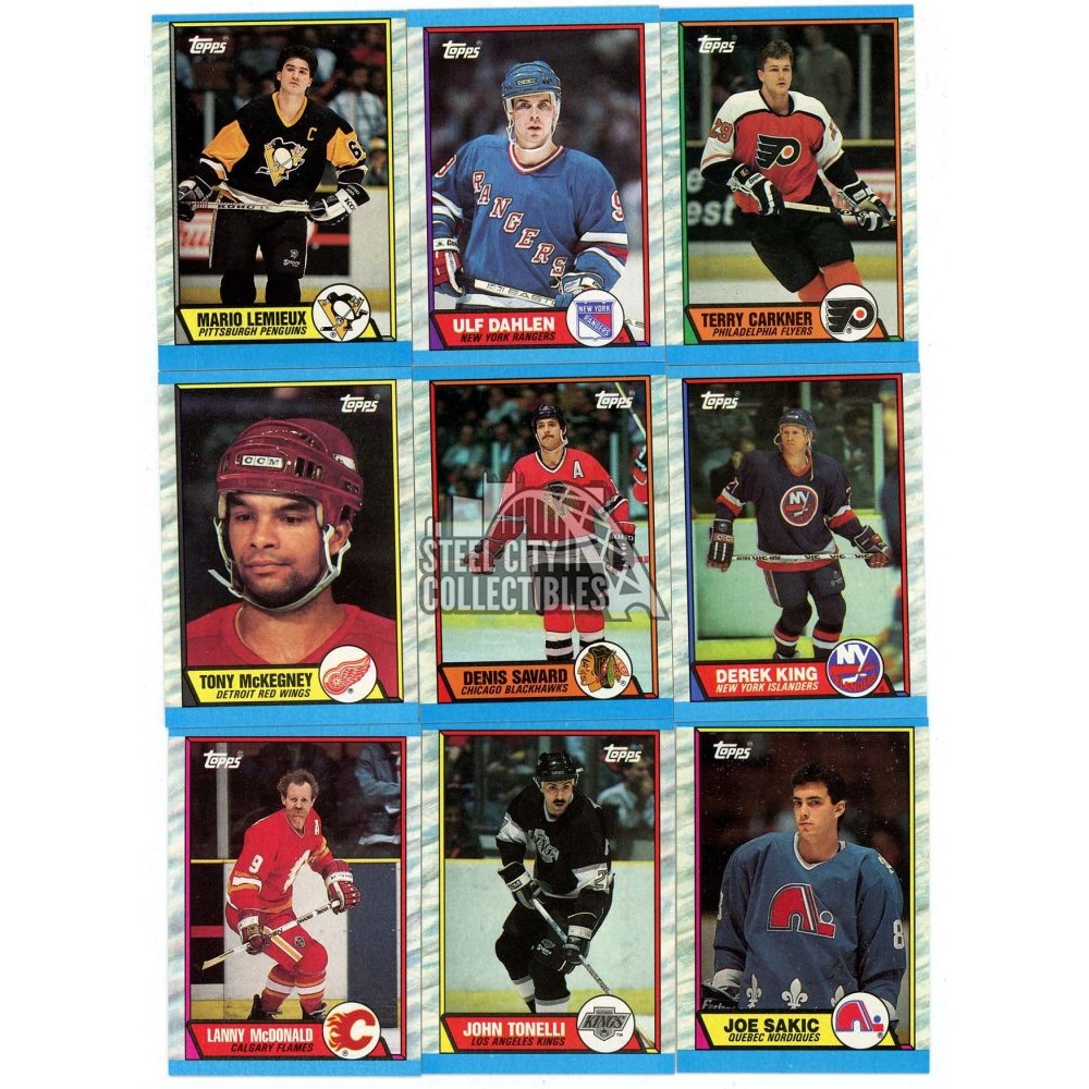 1989-90 Topps Hockey Complete Hand Collated Set 1-198 | Steel City ...