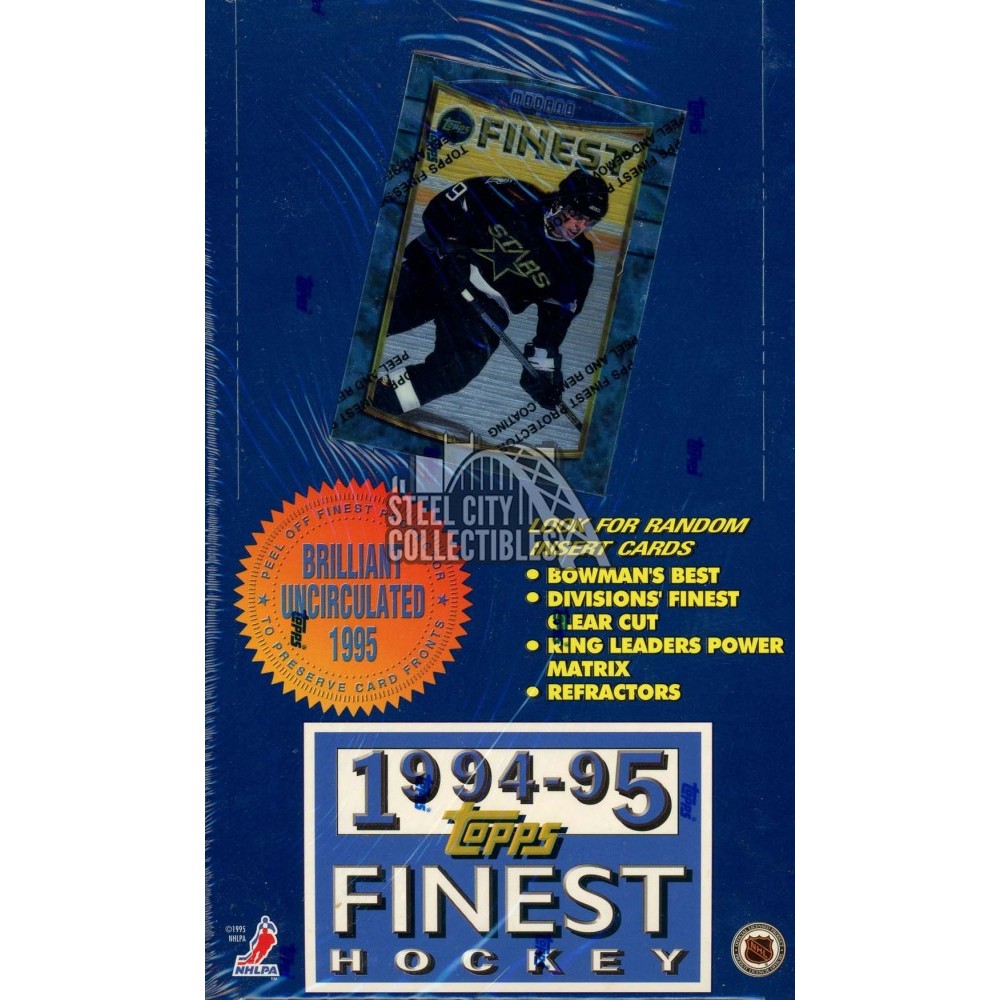 1994-95 Topps Finest Hockey Hobby Box | Steel City Collectibles