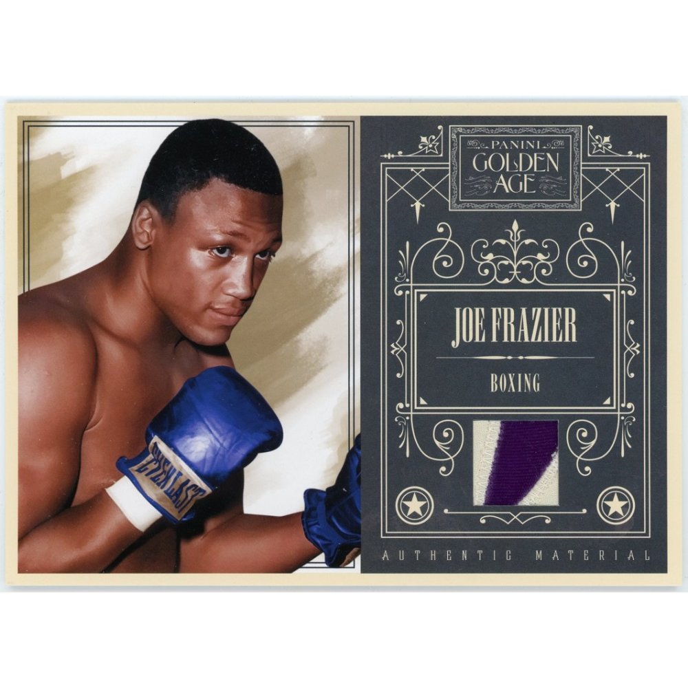 Joe Frazier 2014 Panini Golden Age Patch Relic 5x7 Box Topper Card 34/ ...