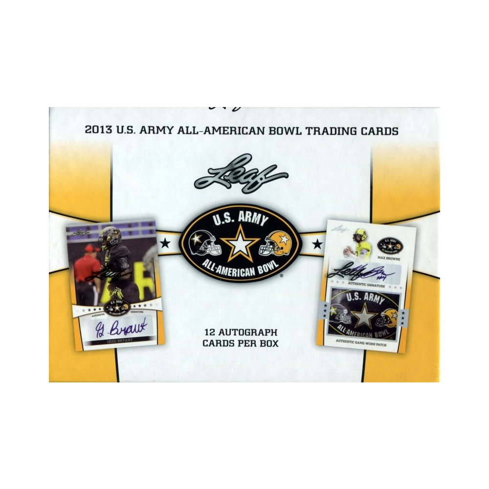 2013 Leaf US Army All-American Football Hobby Box | Steel City Collectibles