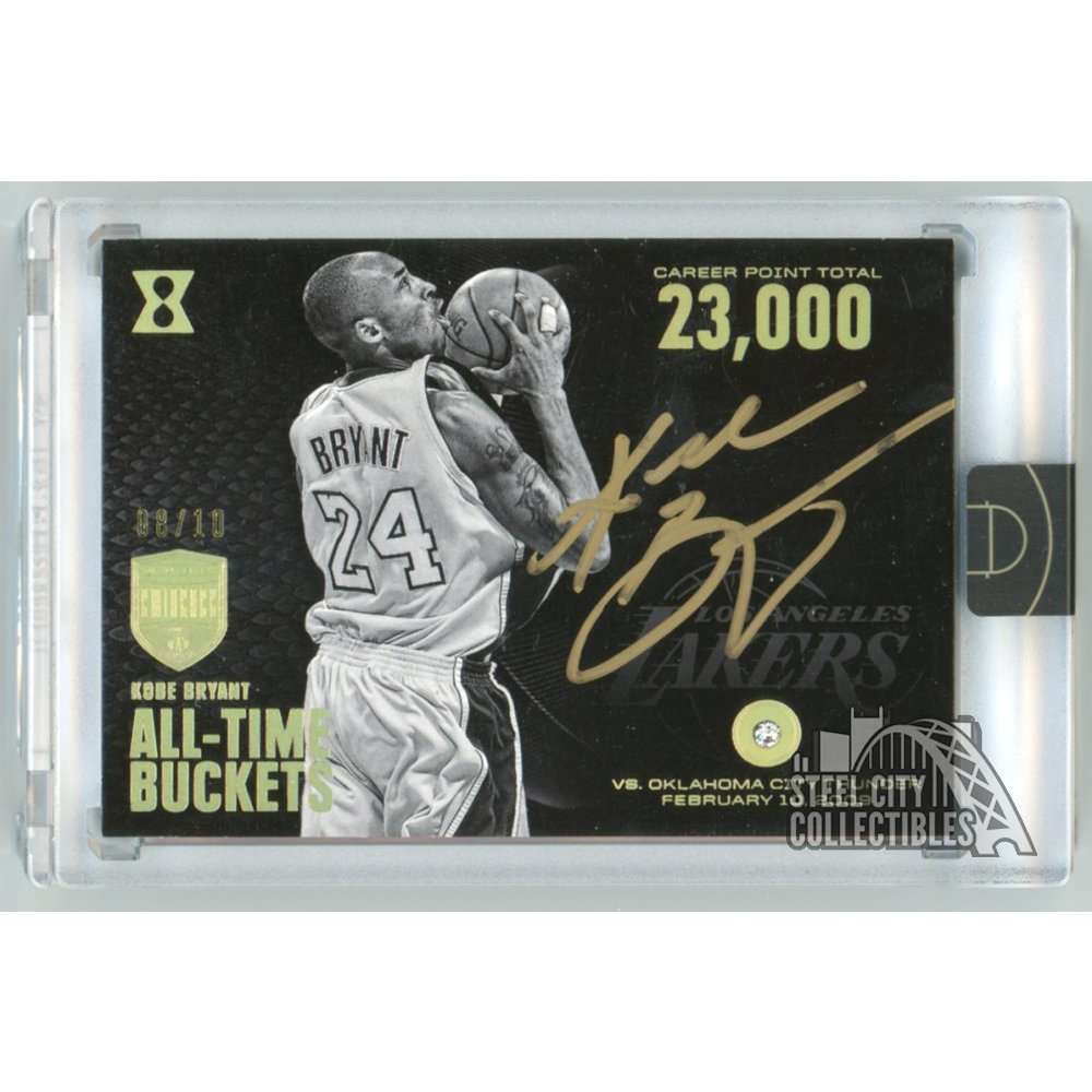 Kobe Bryant 2017-18 Panini Kobe Eminence All-Time Buckets 23,000 ...