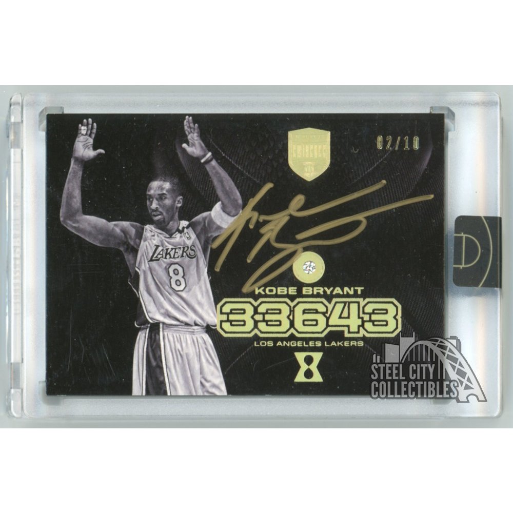 Kobe Bryant 2017-18 Panini Kobe Eminence 33643 Diamond Autograph 02/10 ...