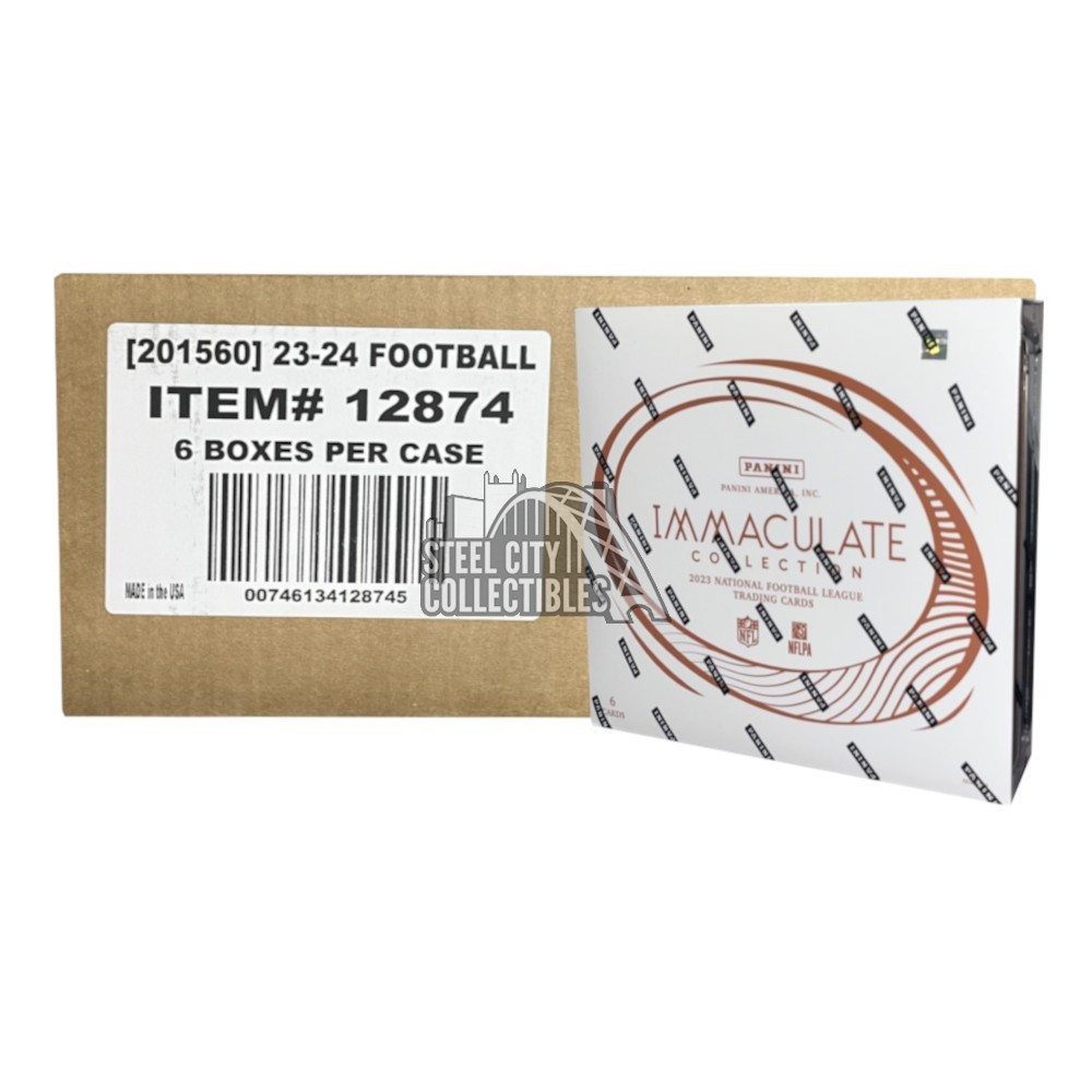 2023 Panini Immaculate Football Hobby 6-Box Case | Steel City Collectibles