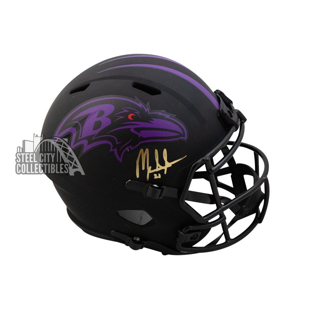 Mark Ingram Autographed Ravens Eclipse Replica Full-Size Football ...