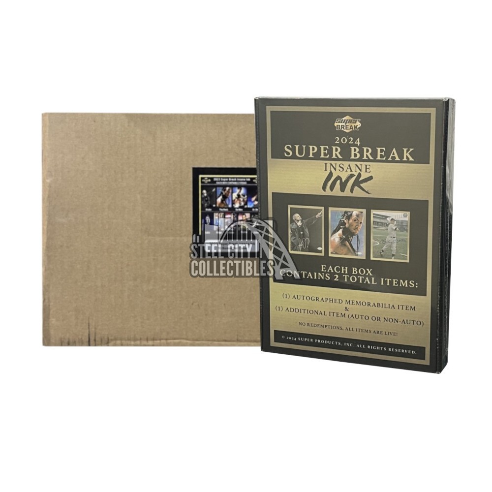 2023 Super Break Insane Ink Edition Multi-Sport 10-Box Case | Steel ...