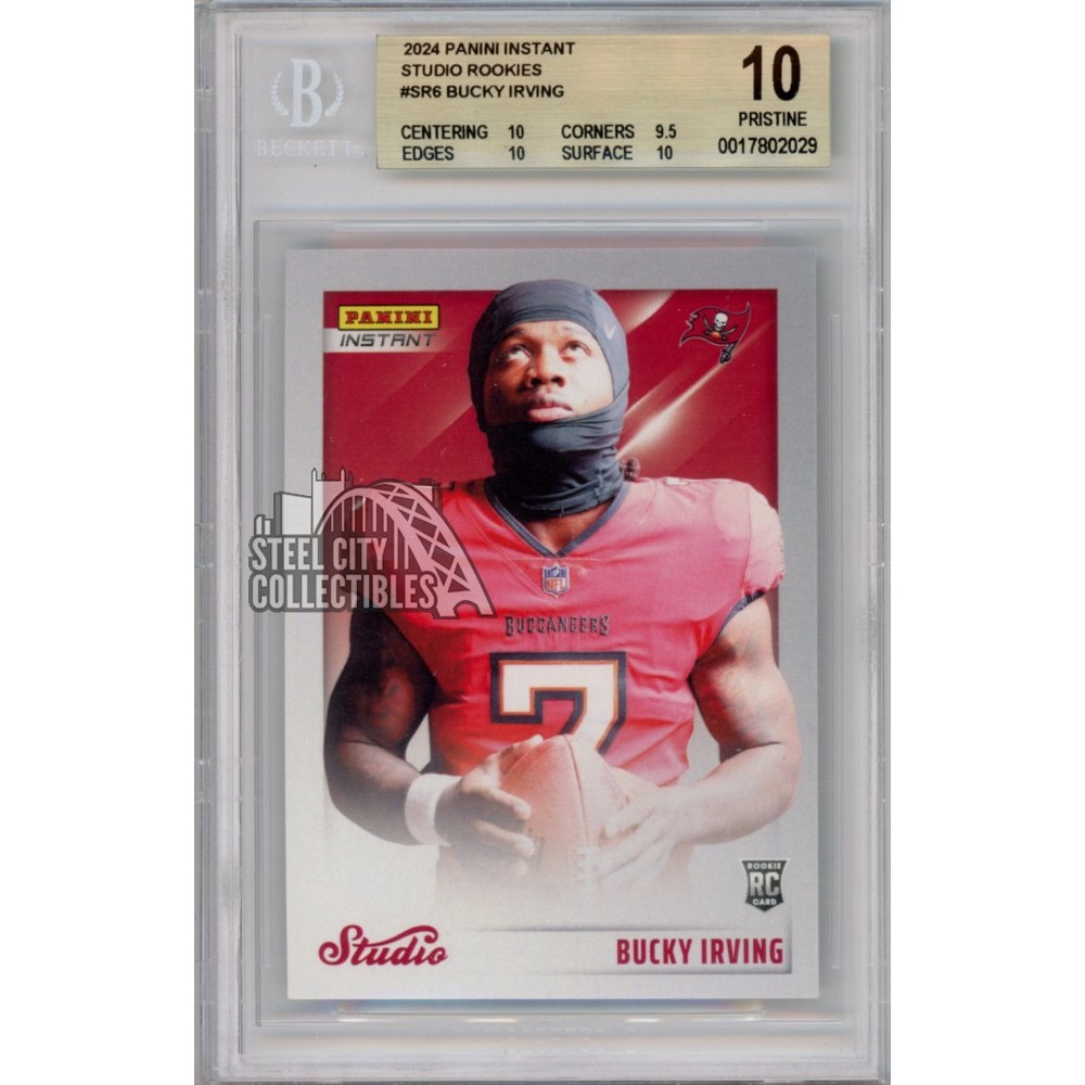 Bucky Irving 2024 Panini Instant Studio Rookie Card #SR-6 BGS 10 ...