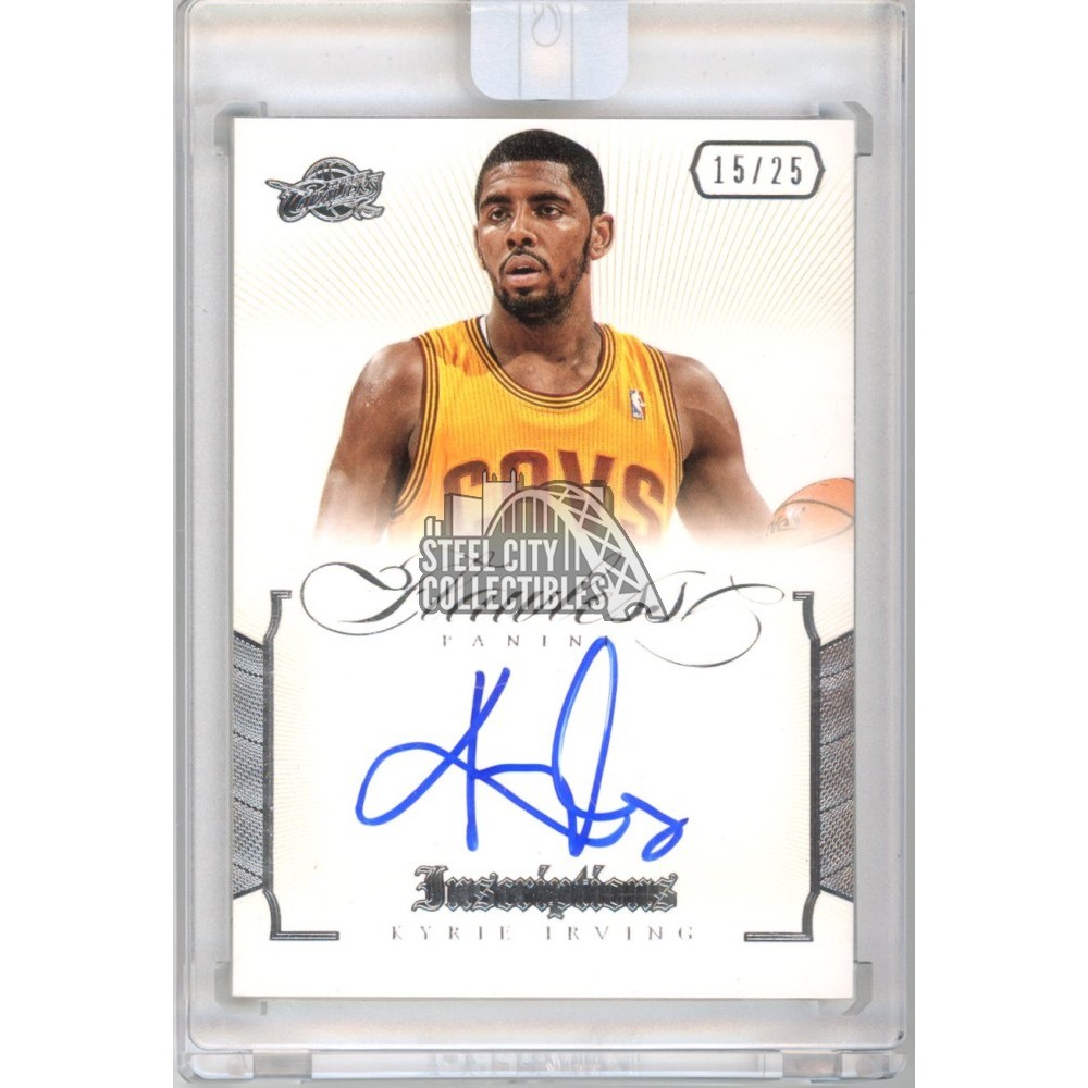 Kyrie Irving 2012-13 Panini Flawless Autograph Card #8 15/25 | Steel ...