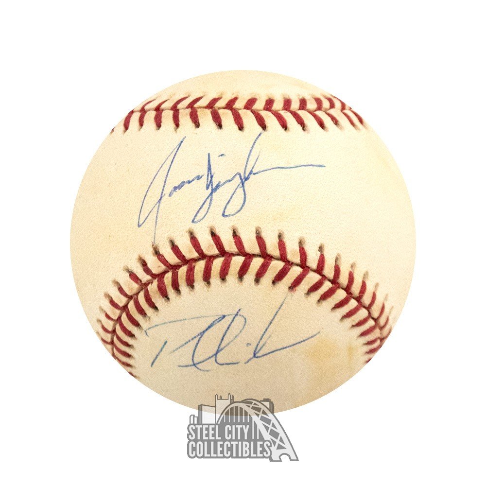 Jason Isringhausen Paul Wilson Autographed Official National League ...