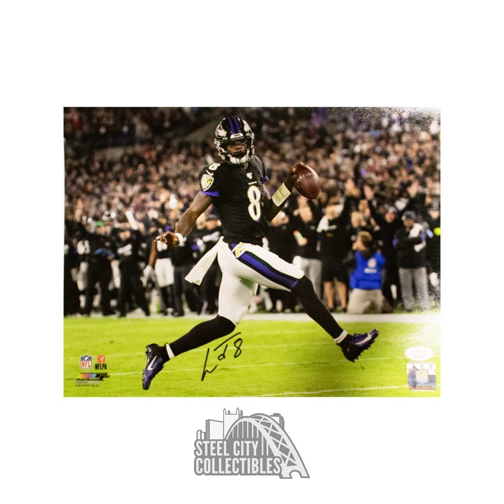 Lamar Jackson Autographed Baltimore Ravens 11x14 Photo - JSA COA ...