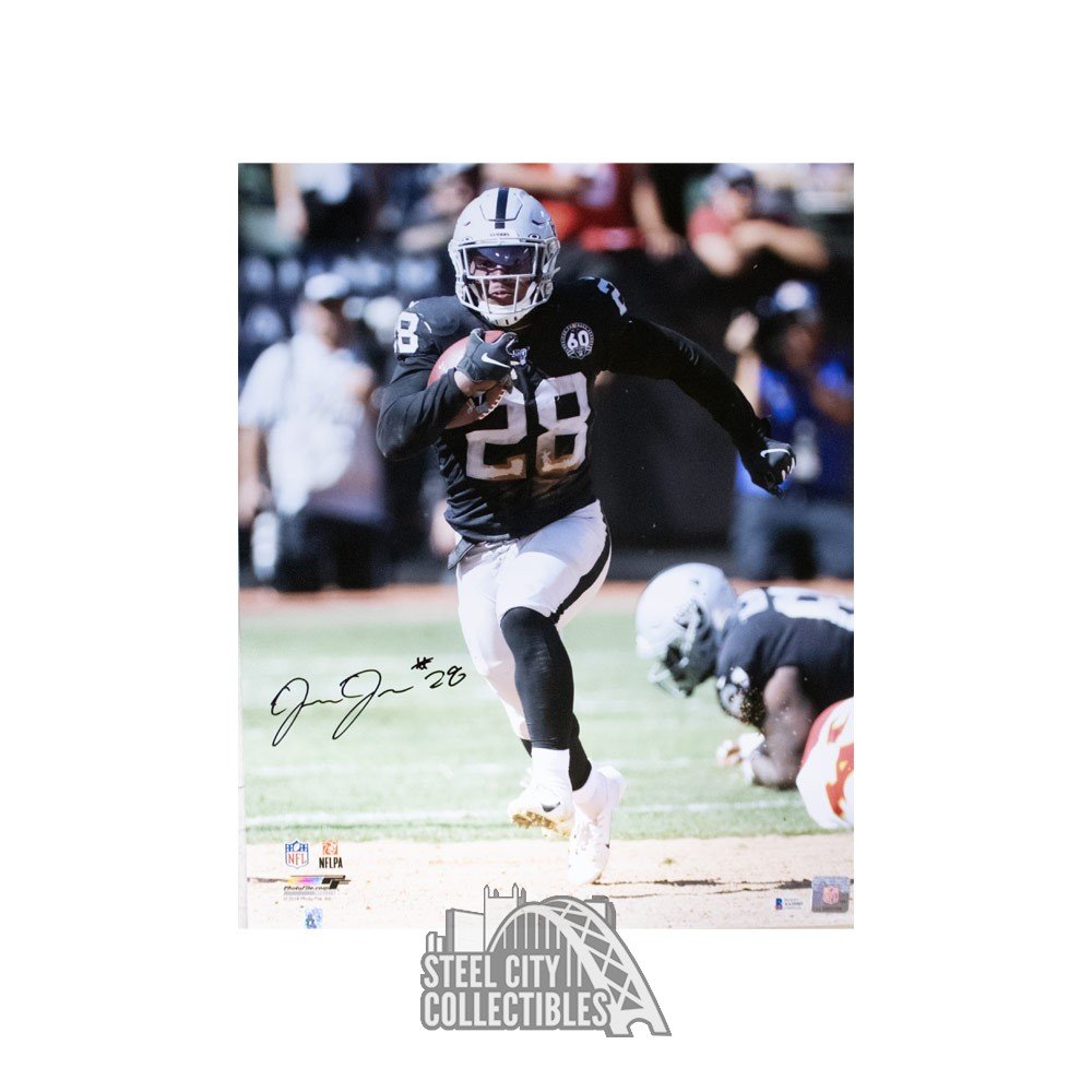 Josh Jacobs Autographed Oakland Raiders 16x20 Photo - BAS COA | Steel ...