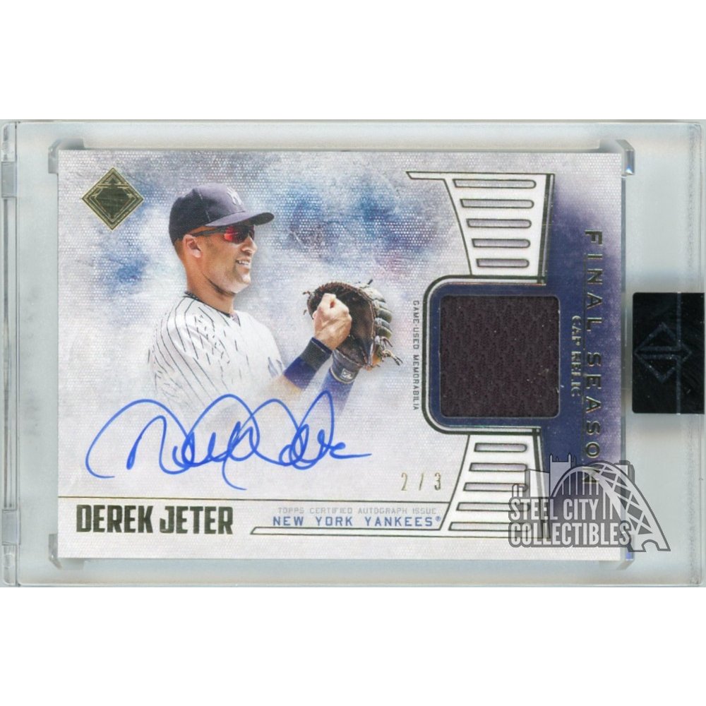 Derek Jeter 2020 Topps Transcendent Captain Final Season Cleat Patch ...