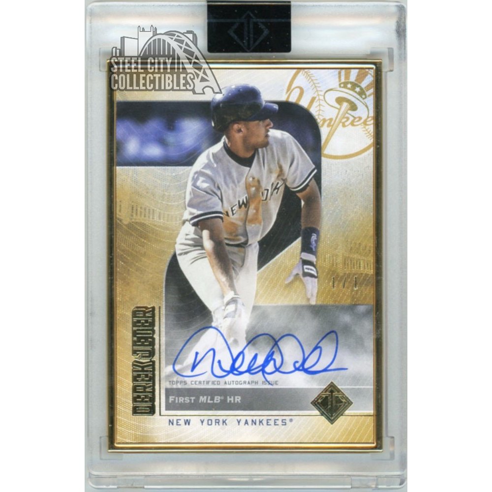 Derek Jeter 2020 Topps Transcendent Baseball Captain's Career Gold ...