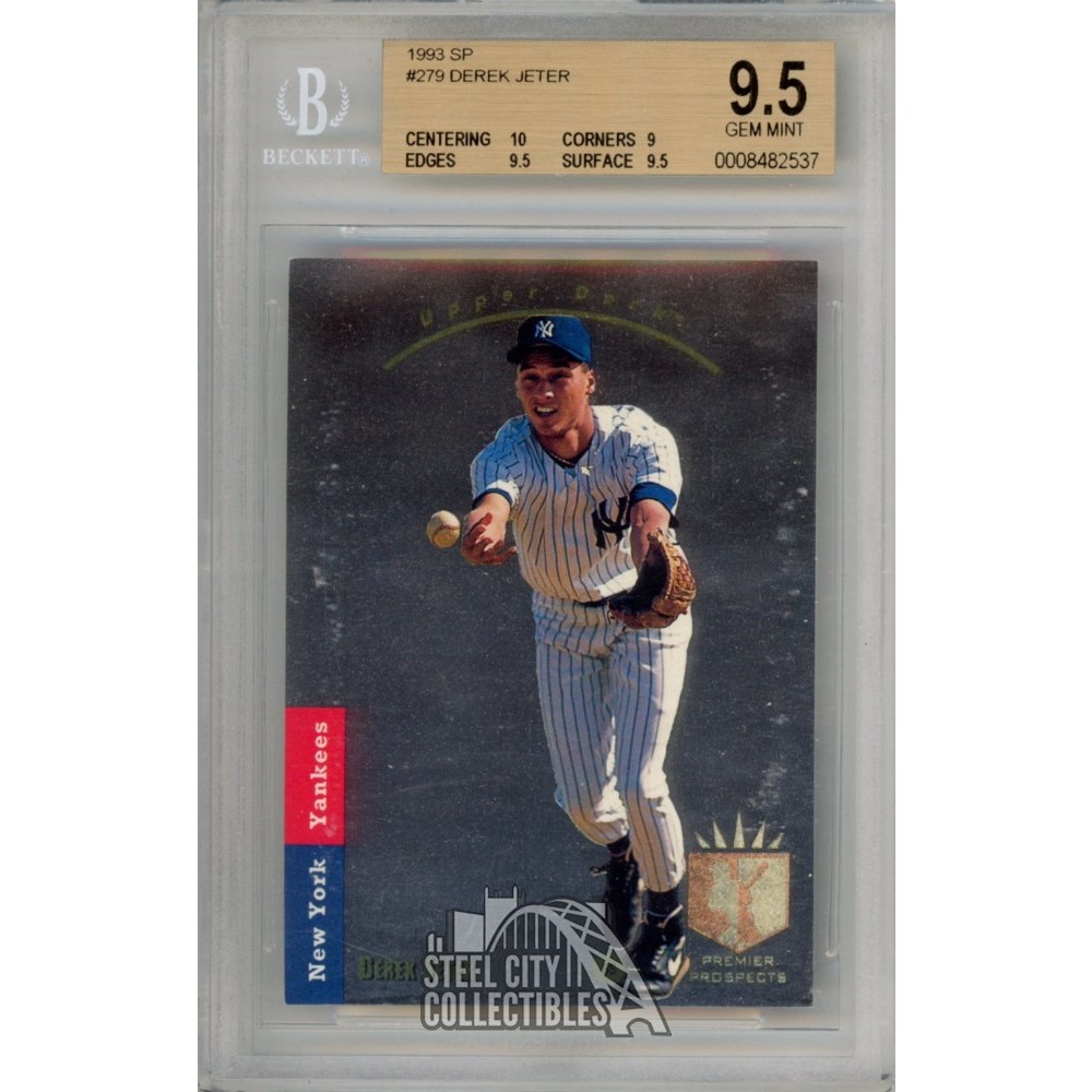 Derek Jeter 1993 Upper Deck SP Foil Rookie Card #279 BGS 9.5 Gem Mint ...