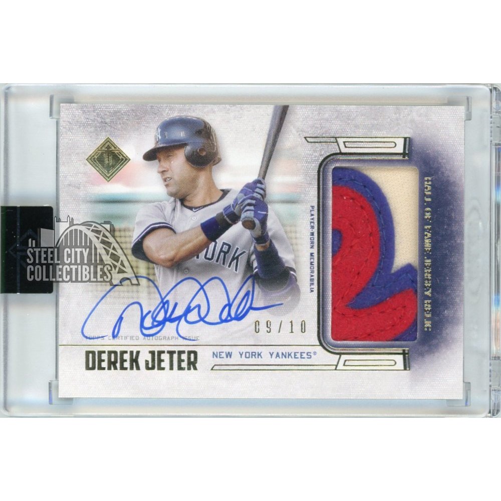 Derek Jeter 2020 Topps Transcendent Captain's Collection HOF Patch ...