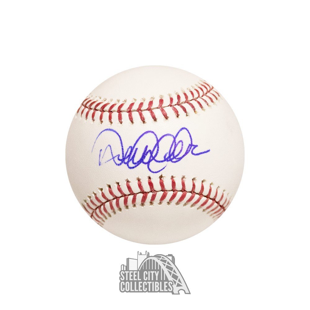 Derek Jeter Autographed Official MLB Baseball - MLB Hologram | Steel ...