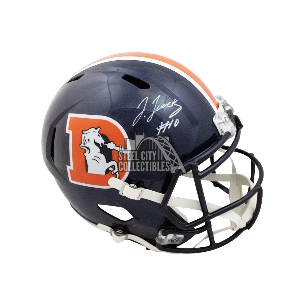 Jerry Jeudy Autographed Denver Broncos Color Rush Replica Full-Size ...