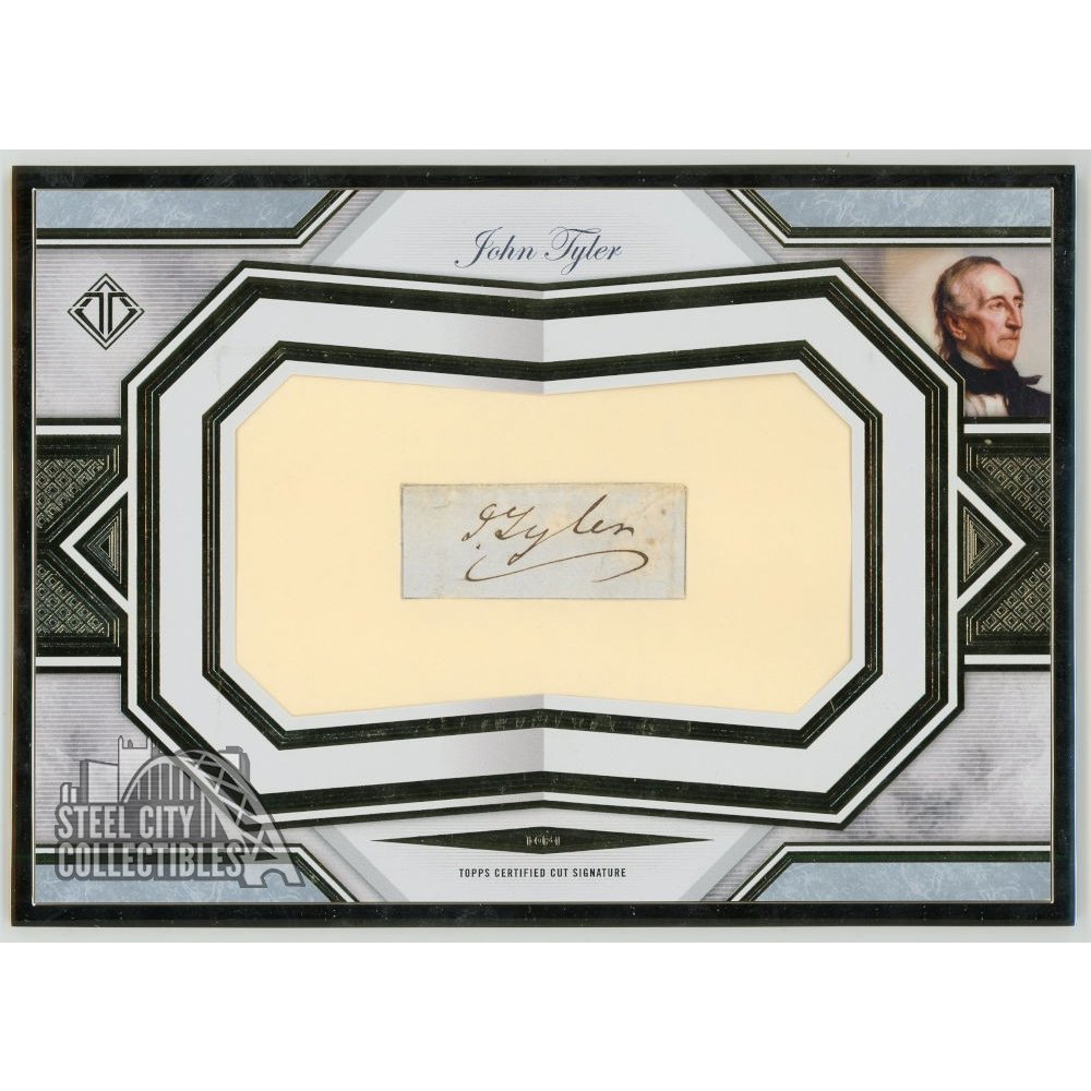 John Tyler 2019 Topps Transcendent Oversized Framed Cut Signature ...