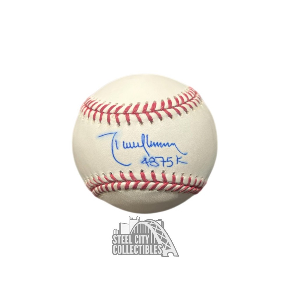 Randy Johnson 4875k Autographed Official MLB Baseball - BAS COA ...