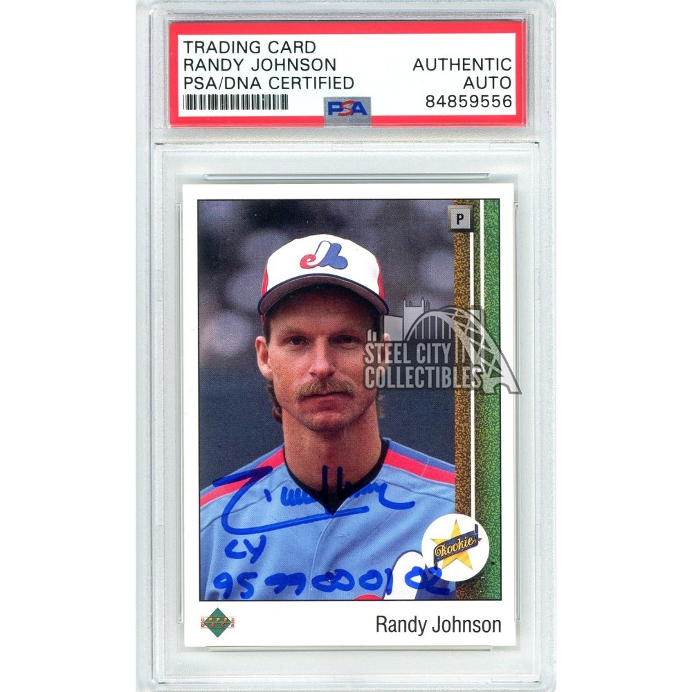 Randy Johnson 1989 Upper Deck "CY" Autograph Rookie Card #25 PSA/DNA ...