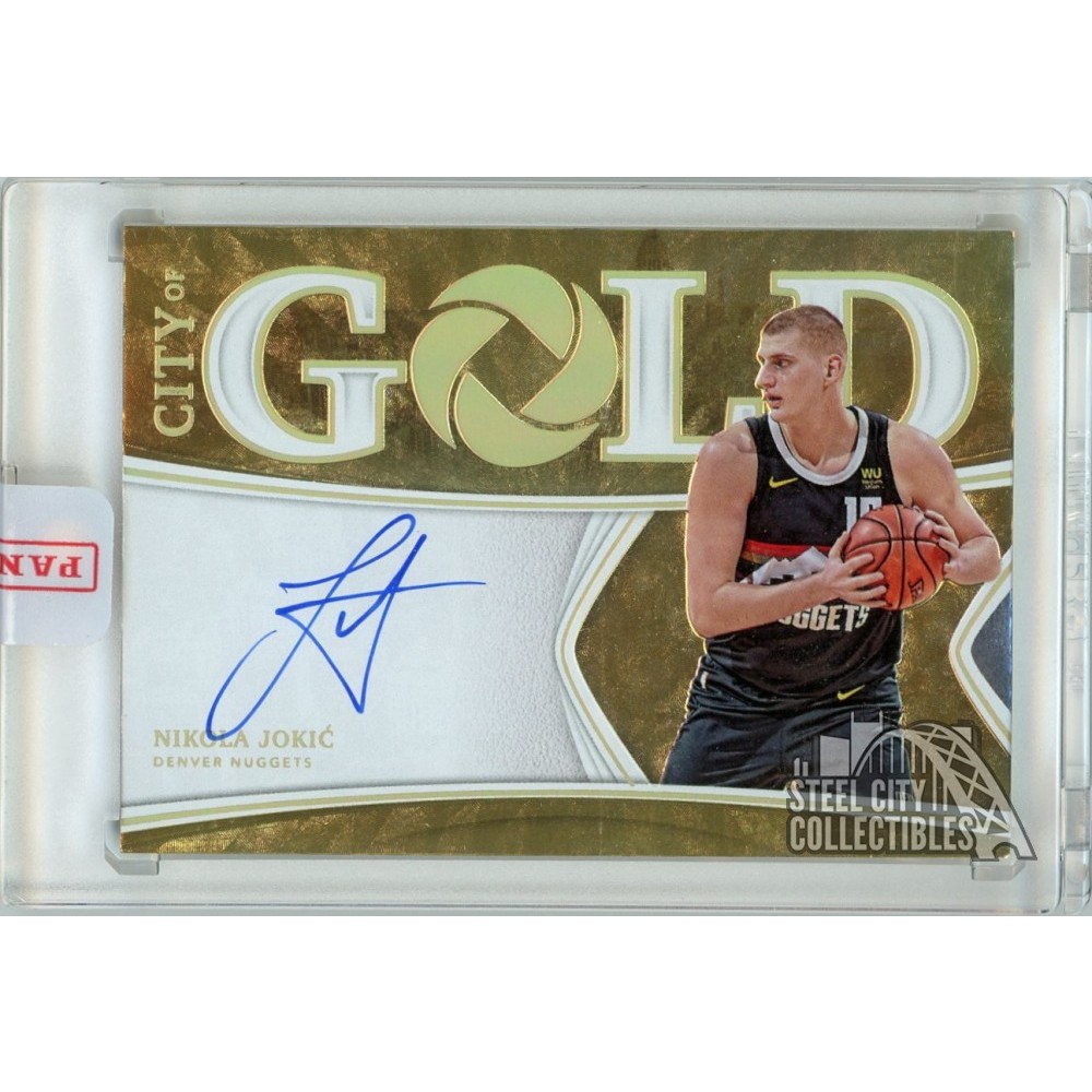 Nikola Jokic 2019-20 Panini Opulence Basketball City Of Gold Autograph ...