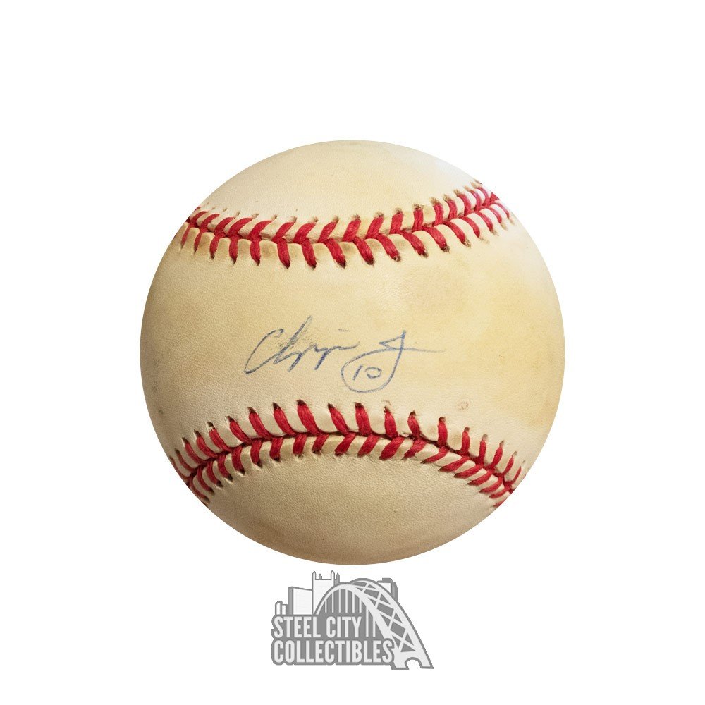 Chipper Jones Autographed Official National League Baseball - PSA/DNA ...