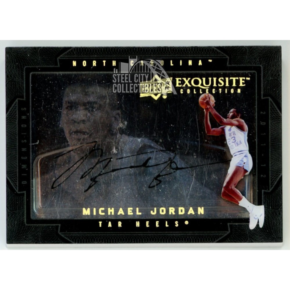 Michael Jordan 2011-12 Upper Deck Exquisite Dimensions Autograph Card # ...