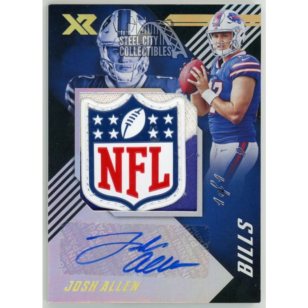 Josh Allen 2018 Panini XR Football Rookie NFL Logo Shield Patch ...
