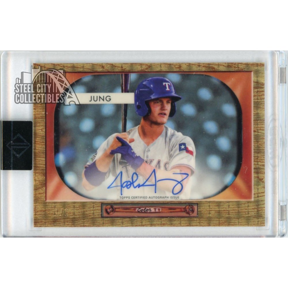 Josh Jung 2020 Bowman Transcendent 1955 Superfractor Rookie Autograph 1 ...