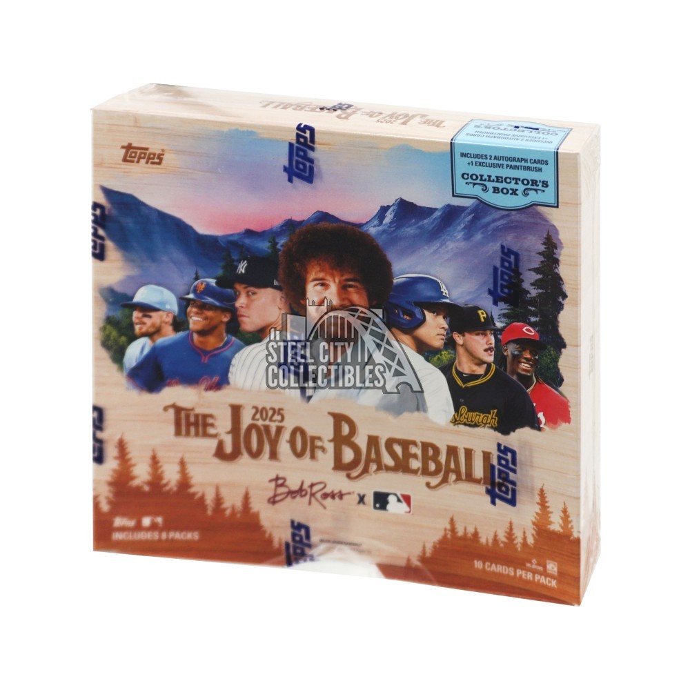 2025 Topps x Bob Ross The Joy of Baseball Collectors Box | Steel City ...