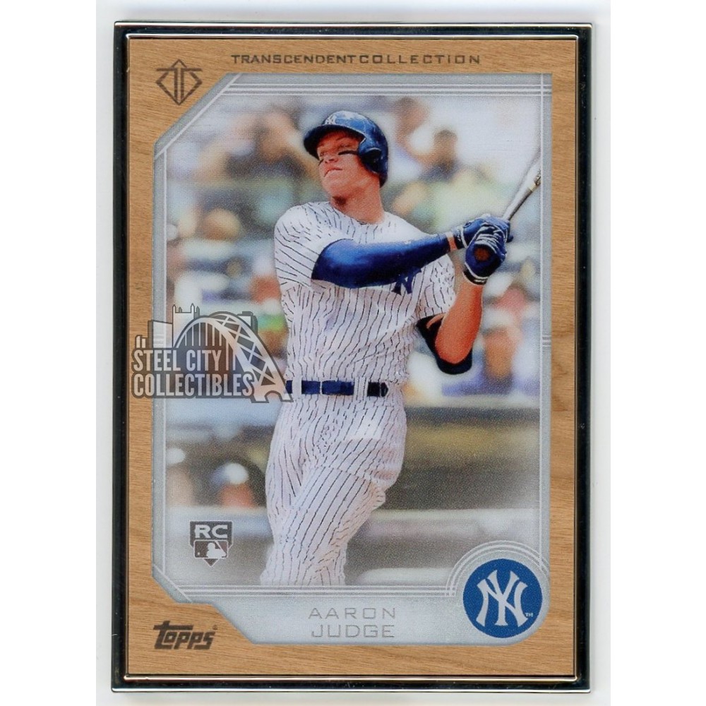 Aaron Judge 2017 Topps Transcendent Rookie Card RC #2 83/87 | Steel ...