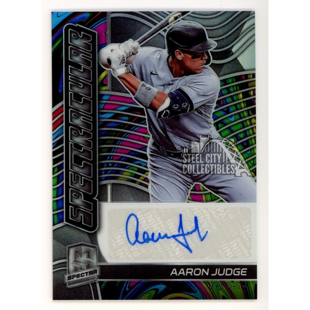 Aaron Judge 2021 Panini Spectra Spectracular Autograph Card #SS-AJ ...